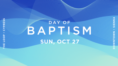 Houston's First Baptist Church - Day of Baptism